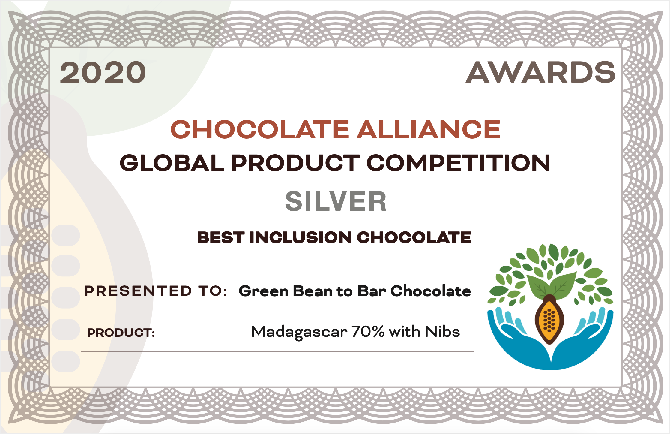 『the 2020 Chocolate Alliance Awards』受賞！！ | green bean to bar CHOCOLATE
